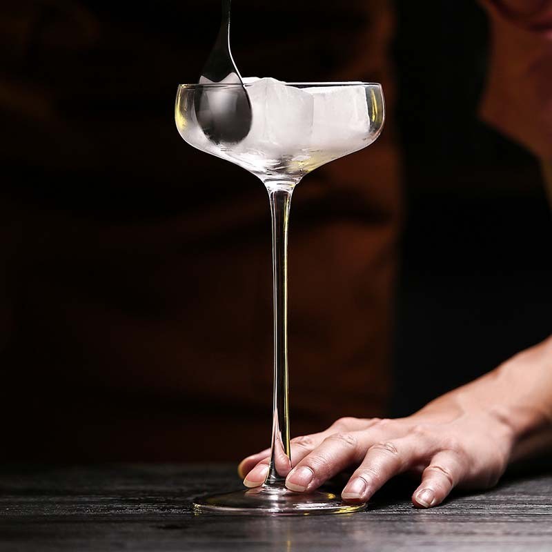 Crystal Saucer-Shaped Martini Glass Wide Mouth Champagne Glass UFO ...