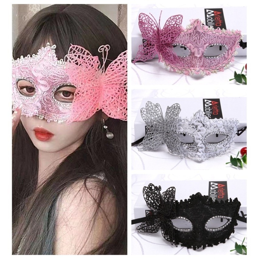 Masks for Masquerade Parties Dragon Patterned Wrap Edge with Butterfly ...