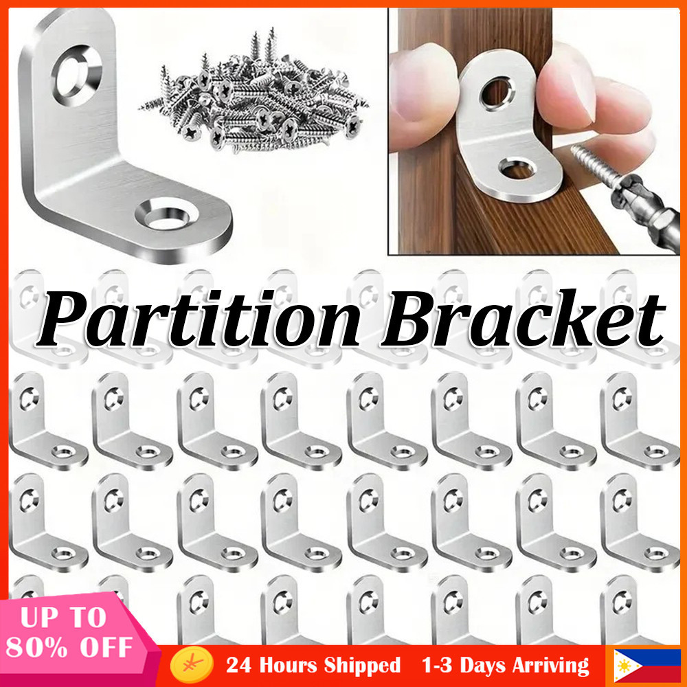 Stainless Steel Partition Holder - Furniture Fastners with Screws ...