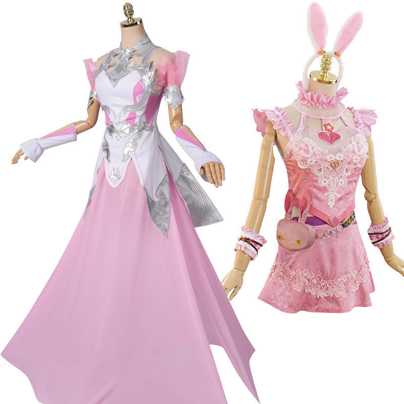 Manzhixin Douluo Continent COS Clothing Set Soft Bone Charming Rabbit ...