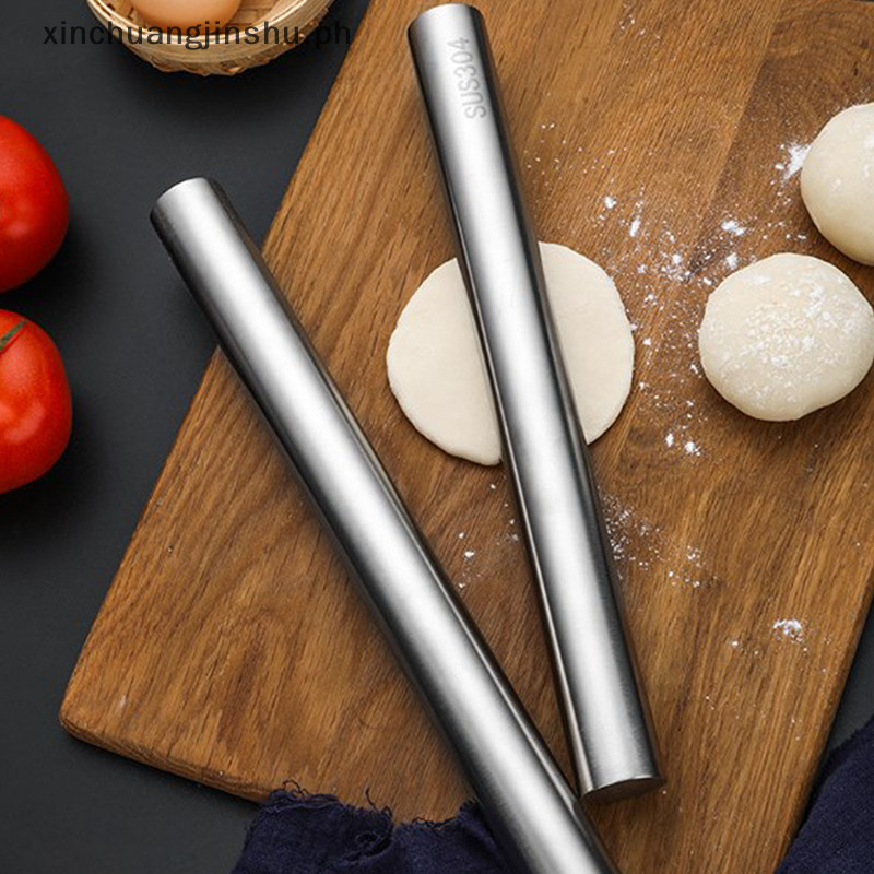 XIN Stainless Steel Rolling Pin Kitchen Utensils Dough Roller Bake ...