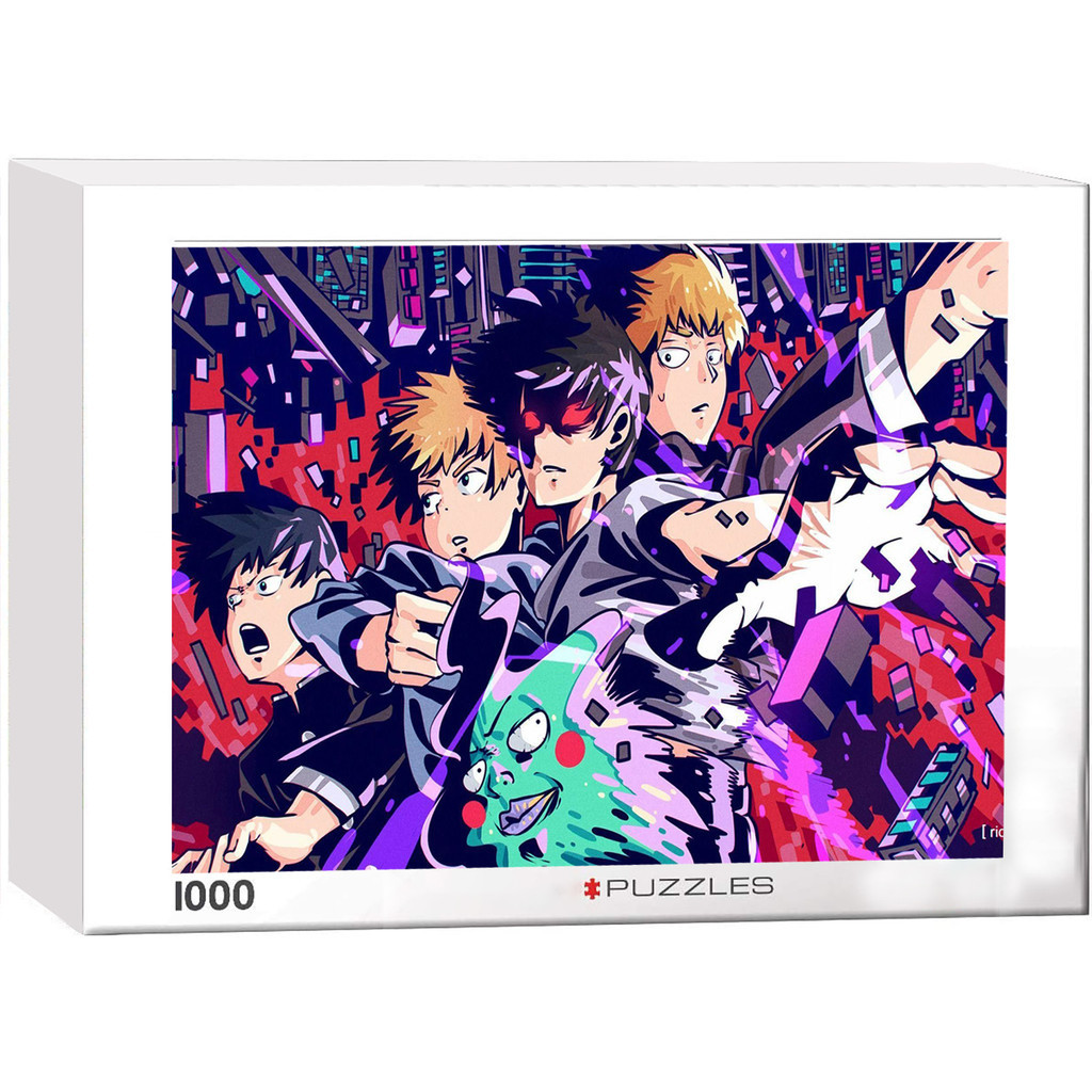 Mob Psycho 100 Mobu Saiko Hyaku Anime 1000 Pcs Wooden Jigsaw Puzzle ...