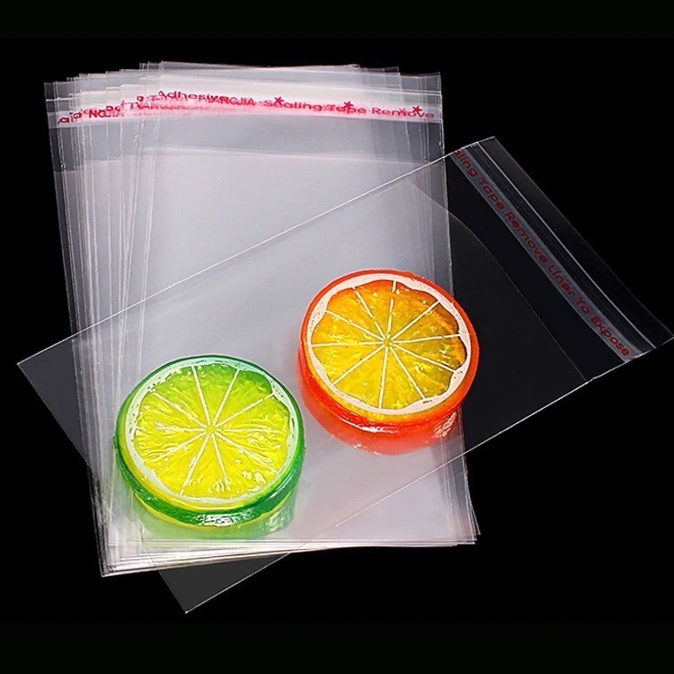 100PCS/pack Opp Clear Resealable Self Adhesive Plastic Bag for Mask ...