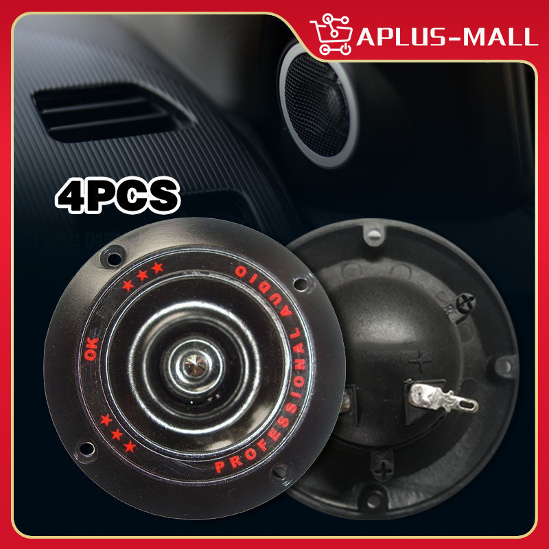 4Pcs Black Round Piezo Bullet Tweeter 700W For Music Lovers | Shopee ...