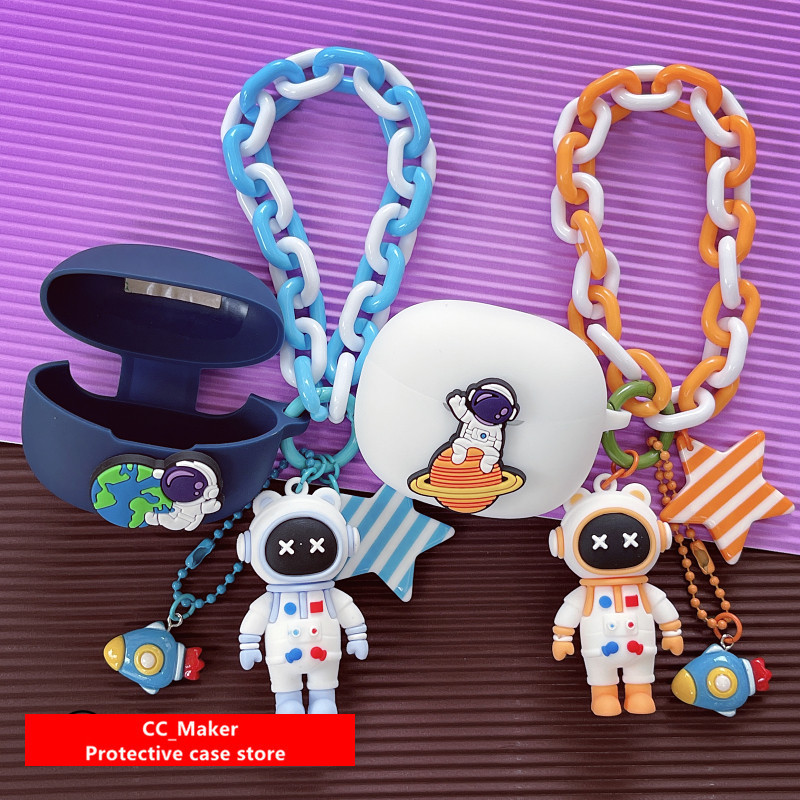 For EDIFIER X5Pro Case Creative Astronaut Bracelet Keychain Pendant ...