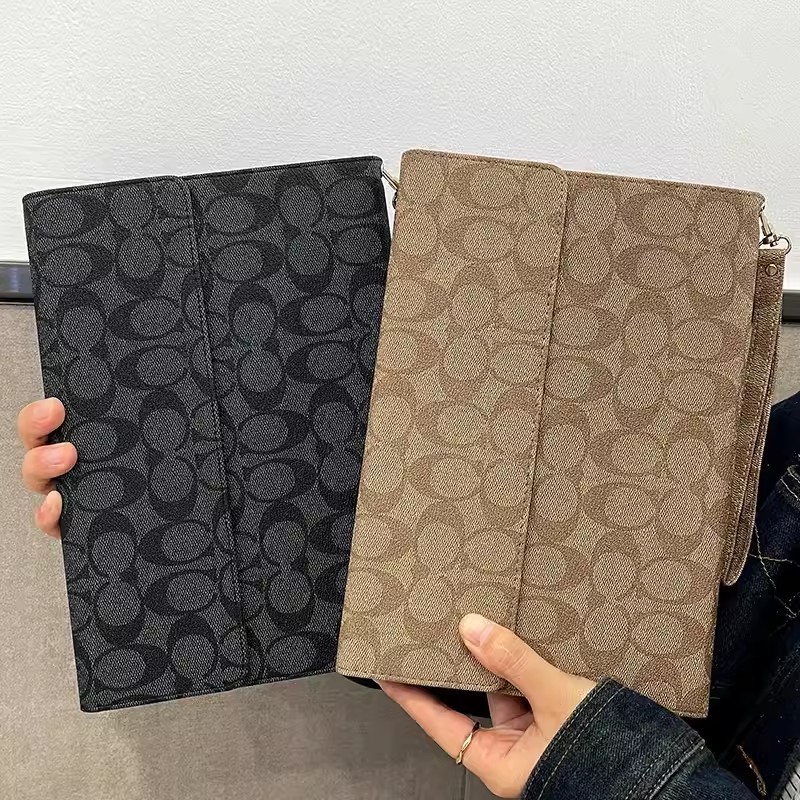 With Hanging Rope Flip Stand PU Leather Case Cover For iPad Air 11 2024 ...