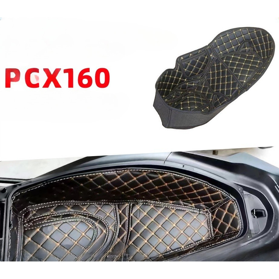 HONDA PCX 160/ADV160 PREMIUM UBOX Seat COMPARTMENT Cover Leather Cover ...