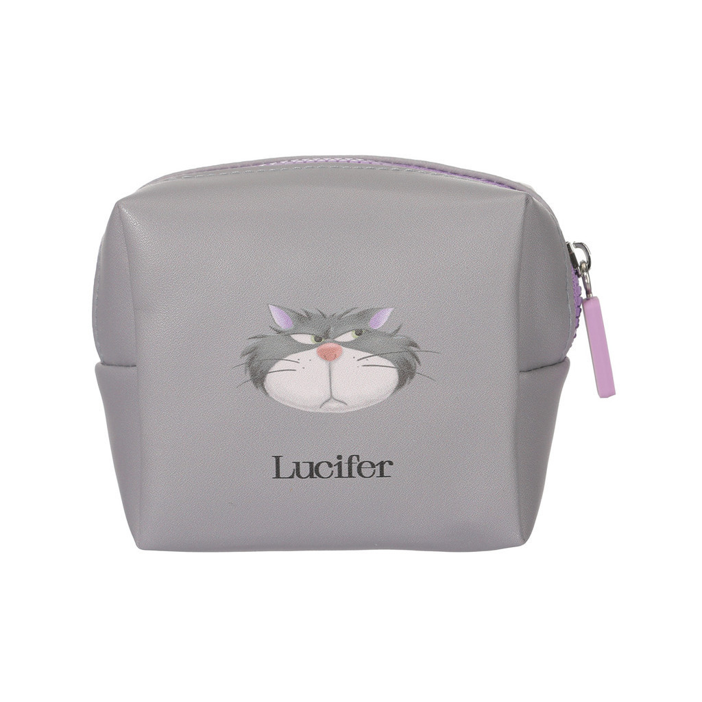 MINISO MINISO Disney Cat Collection Coin Purse Gray Lucifer | Shopee ...