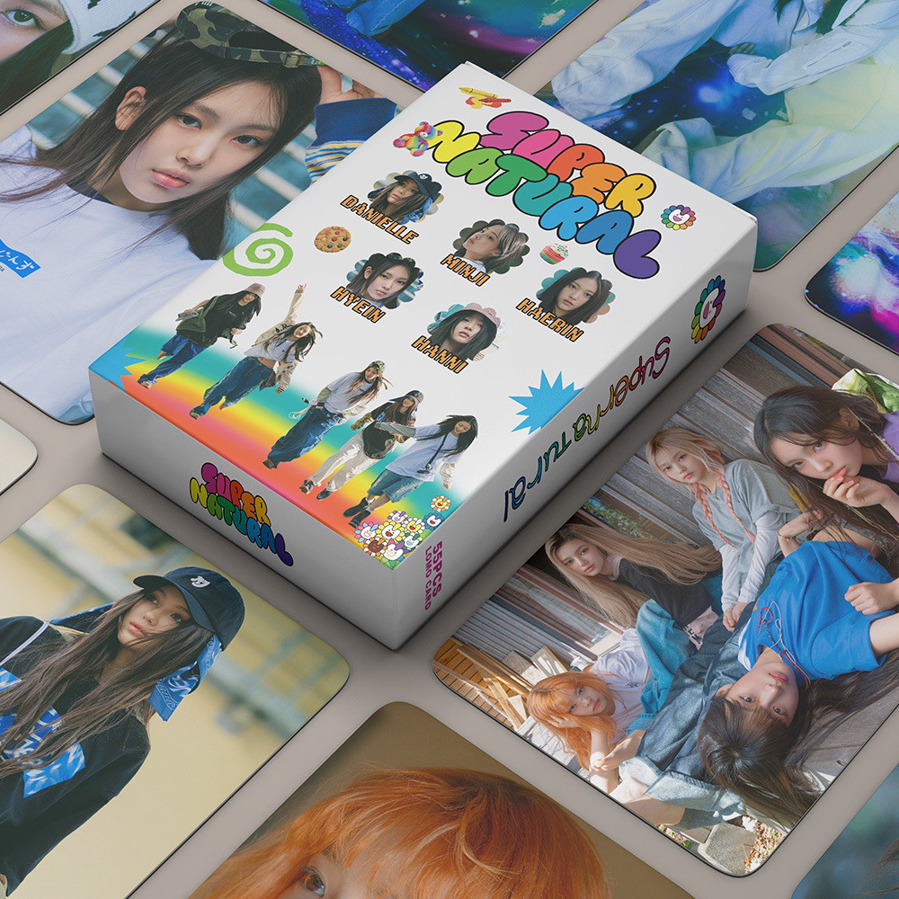 55pcs/box NJ Photocards Supernatural Bubble Gum How Sweet Album Bunnies ...