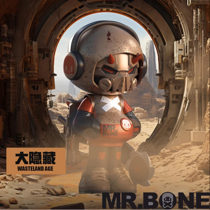 Mr. Bone Times Travel Series Blind Box Mini 2 Generation Surprise Bag ...