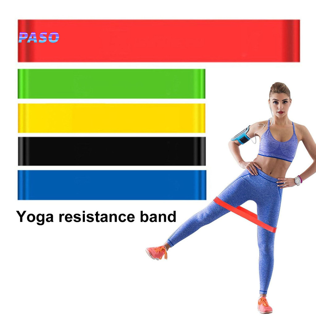 PSO-Resistance Band Legs Glutes Hip Building Lifting Stretch Strength ...