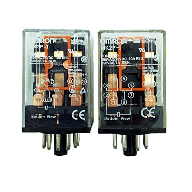 ☇Authentic Omron intermediate relay MK2P-I/MK3P-I electromagnetic relay ...