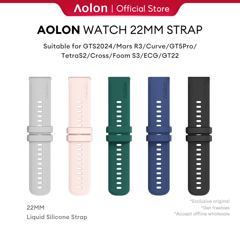 Aolon 22mm Smartwatch Watch Strap For GTS2024/Mars R3/Curve/GT5Pro ...