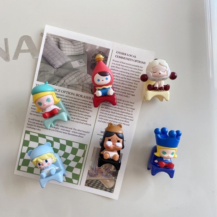 Pop Mart Refrigerator Stickers Genuine Cute Pellets MINI Classic ...