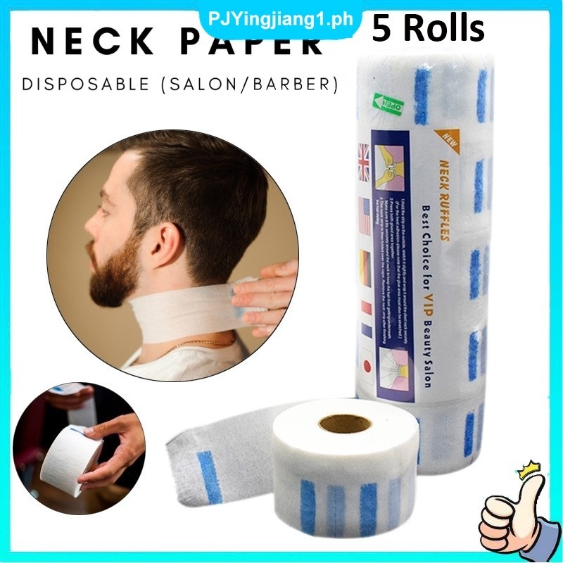 1/5 Rolls Neck Tissue Paper Ruffles for Salons Barbershop Professional ...