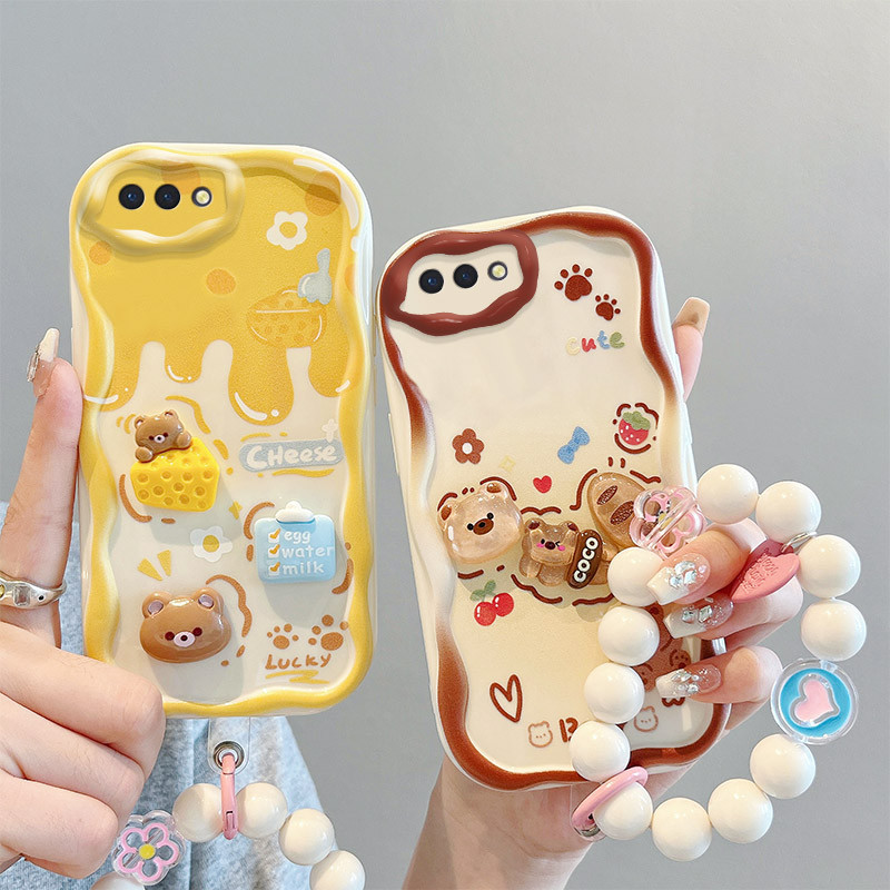 Phone Back Case For Oppo A3s Luxury Fashion Cute Cartoon Puppy Dog Soft ...