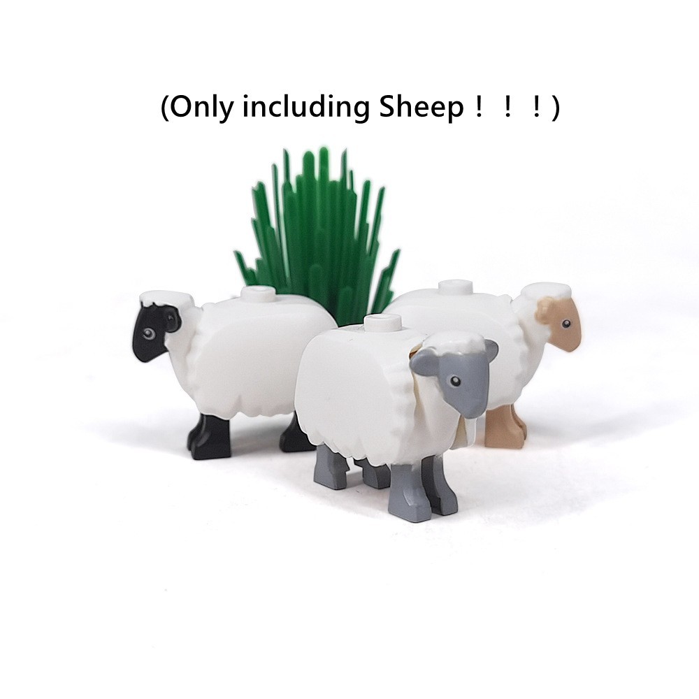 Long Haired Sheep Compatible with Animals Building Blocks Toys For ...