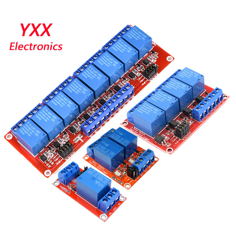 5V V24V 1/2/4 / 8Channel Module 9V Relay Support High and Low Module ...