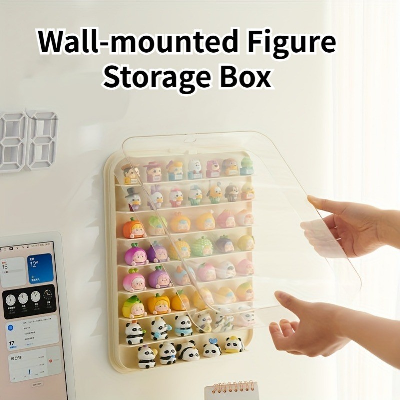 Blind Box Storage Box 8 Layers Large Space Display Cabinet Hanging Wall ...