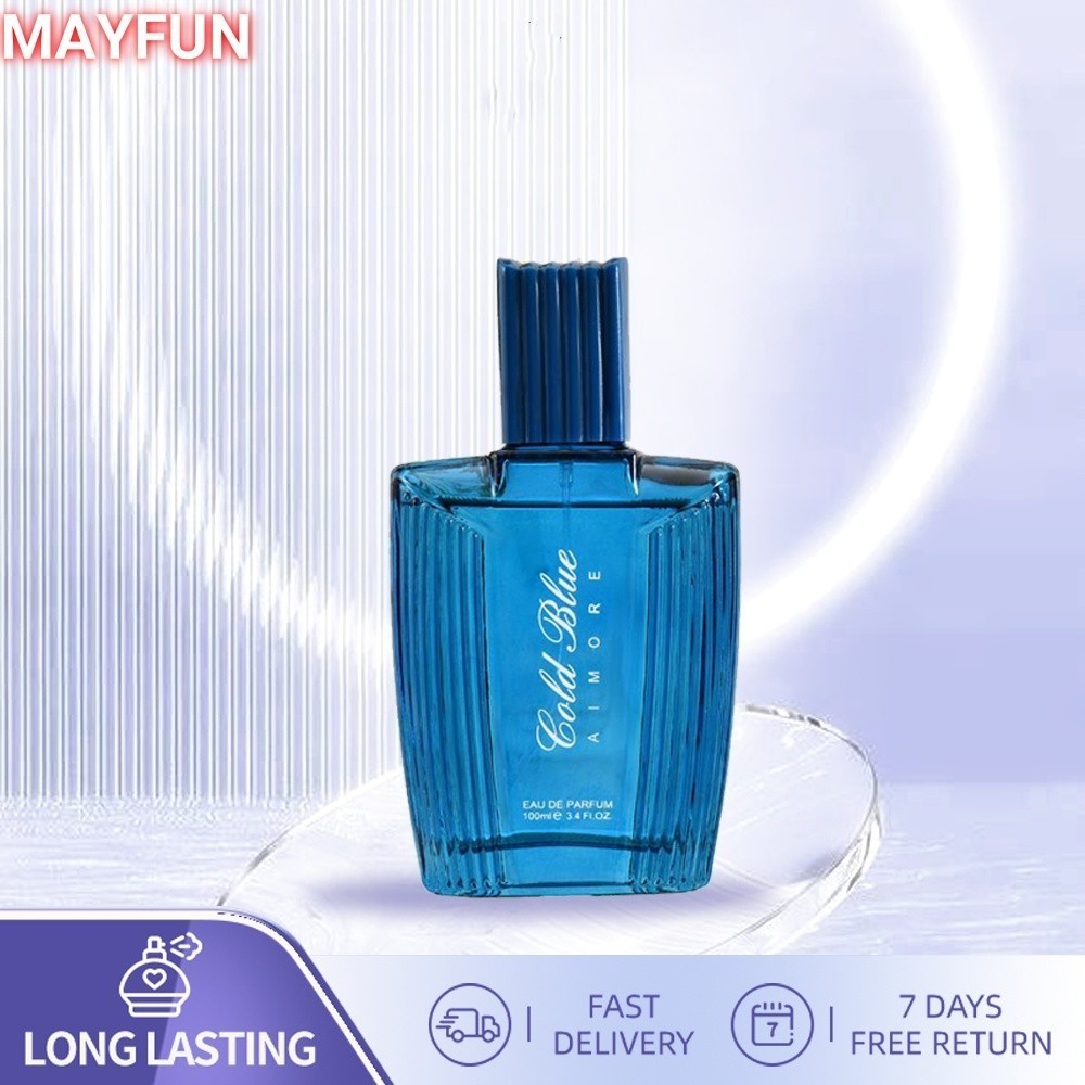 Cold Blue 100ml Perfume For Men Cologne Refreshing Gentle Cool Marine ...