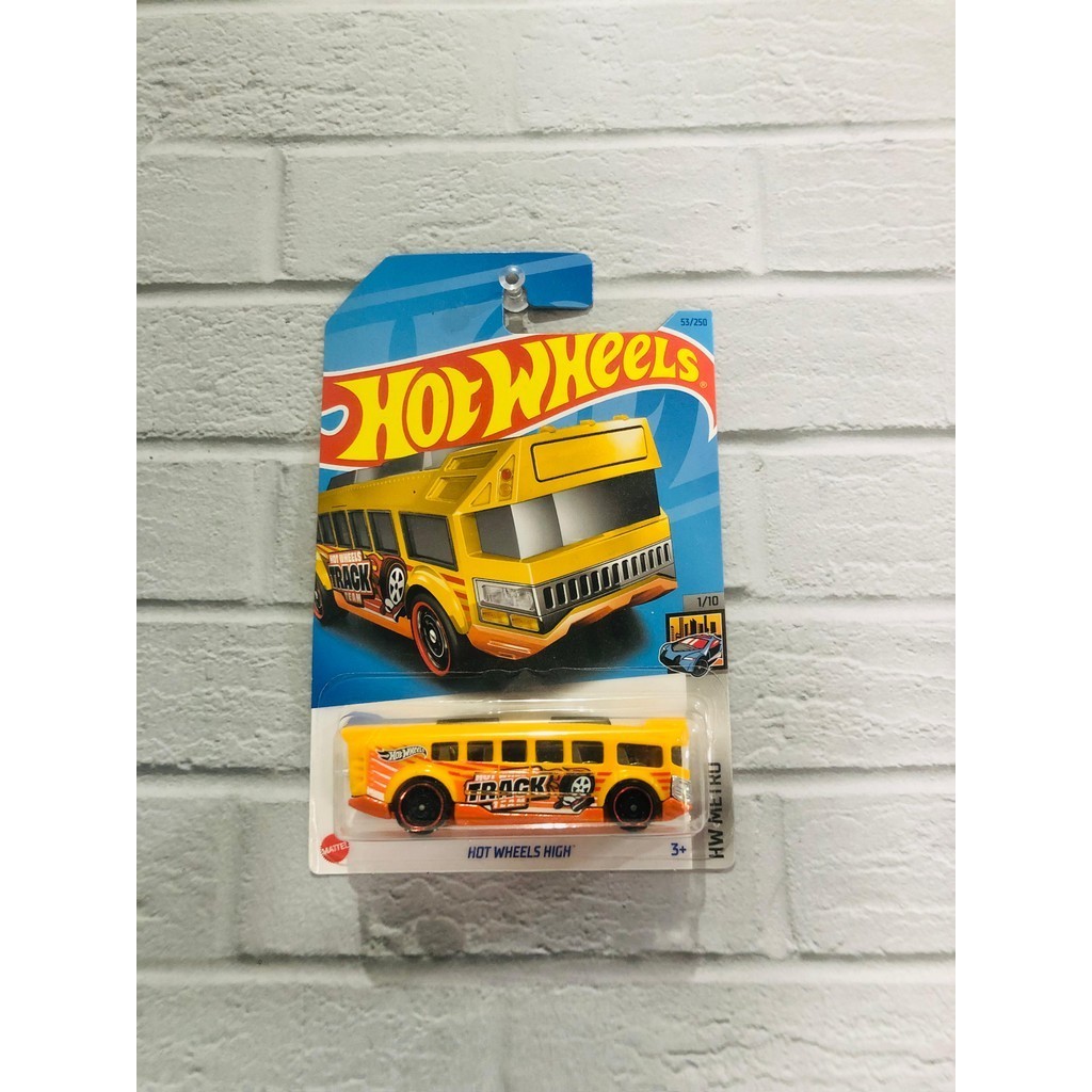 Hot Wheels Regular HW High Bus Yellow | Shopee Philippines