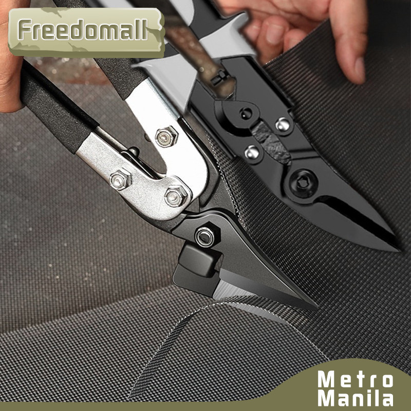 Iron Sheet Shears Steel Wire Gauze Cutting Tin Snips Tools Multi-Purpose Scissors | Shopee ...