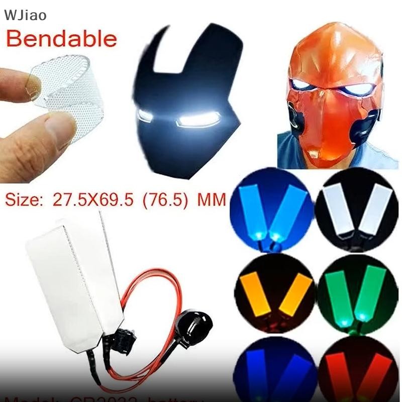 [WJI] Flexible Bendable DIY LED Light Eyes Kits For Helmet Mask Eye ...