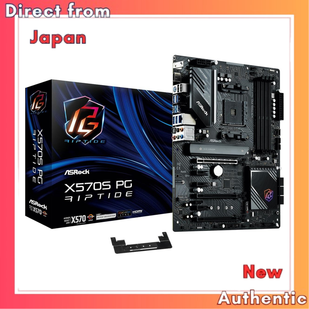 ASRock Motherboard X570S PG Riptide AMD Ryzen 5000 Series CPU (Soket ...