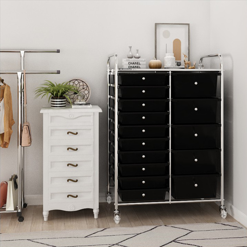 Mobile Drawer Cabinet Storage Cabinet Organizer Cabinet Bedroom Plastic ...