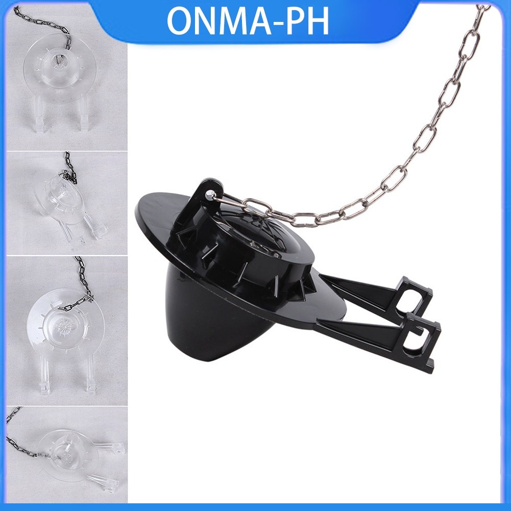 (ONMA-PH) Toilet Drain Valve Flush Replacement Rubber Flapper Bathroom ...