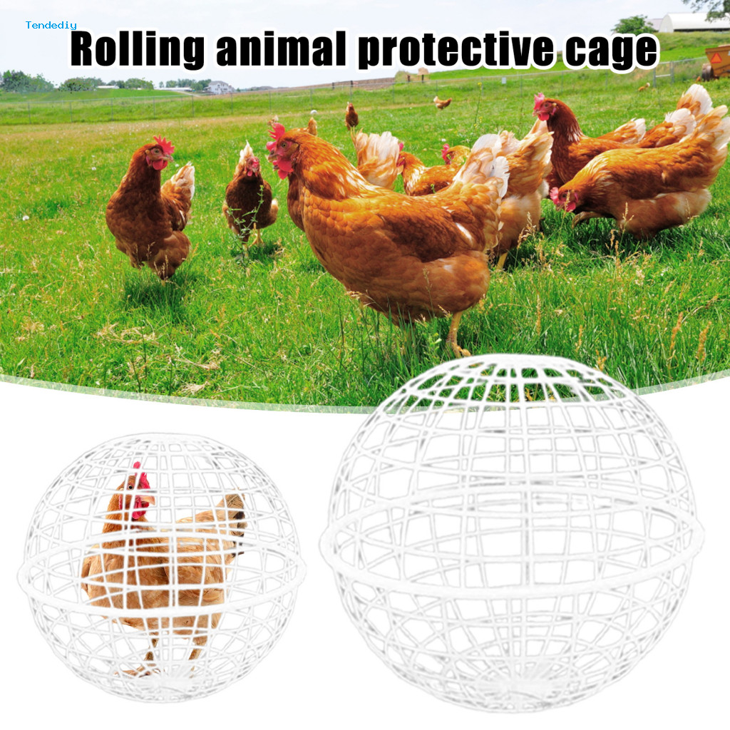 [Calager] Lightweight Chicken Cage Duck Sphere Cage Portable Round ...