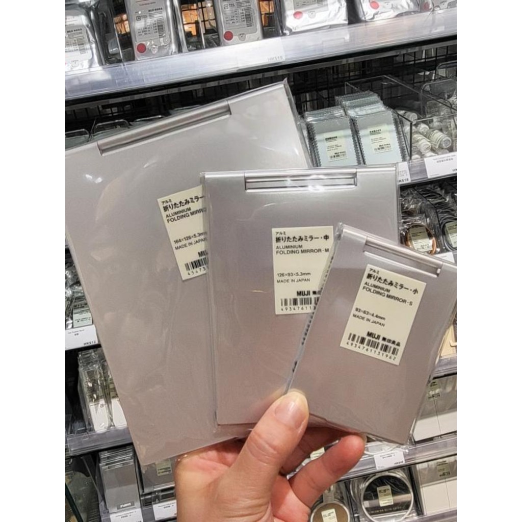 Free Shipping Genuine Goods MUJI MUJI Aluminum Folding Mirror Aluminum ...