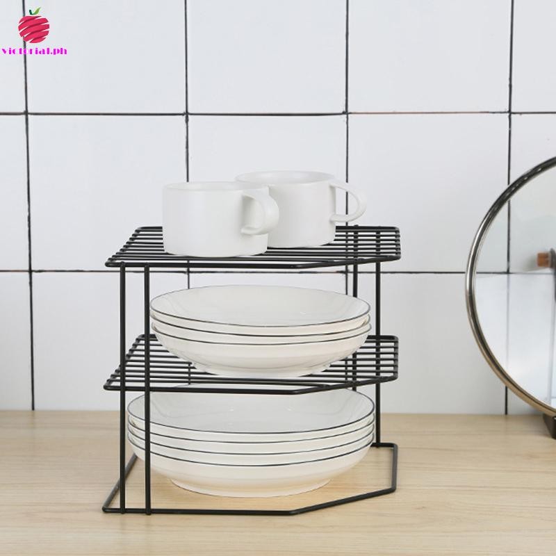 Corner Cabinet Organizer Corner Stackable Organizer Shelf Corner Dish ...