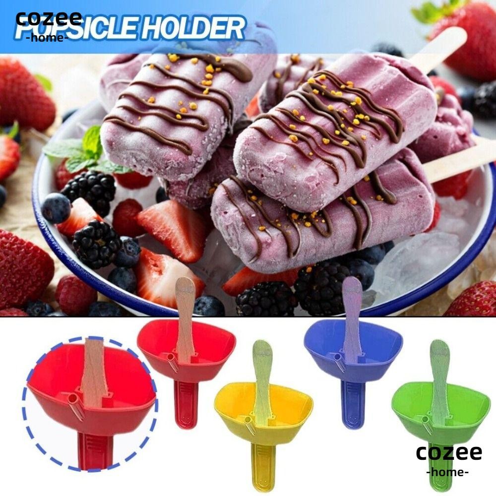 COZEE Ice Cream Bracket Double Freezing Popsicle Protectors Anti-drip ...
