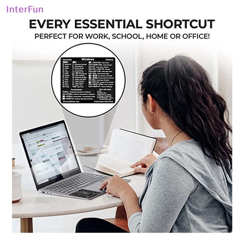 hot Windows PC Reference Keyboard Computer Shortcut Sticker Adhesive ...