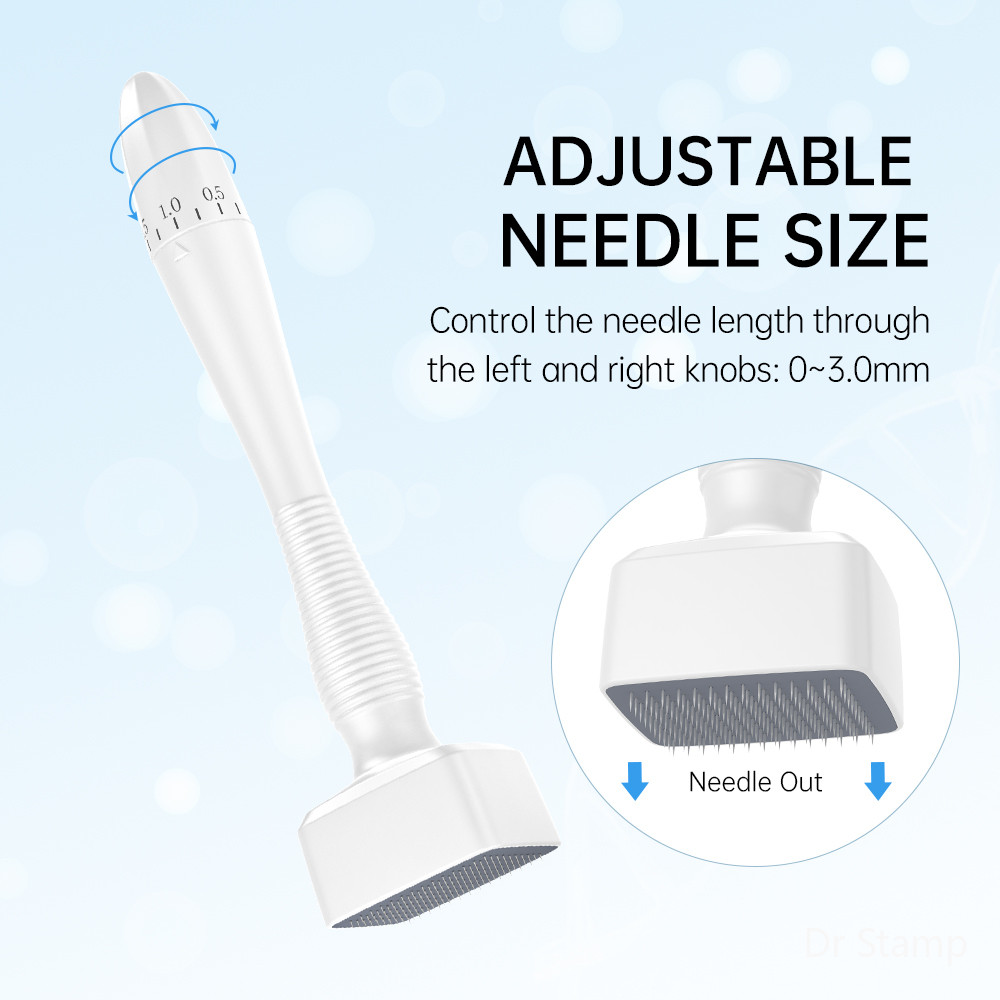 100/140 Needles Skin Derma Stamp Used for Face and Scalp Treatment Good ...