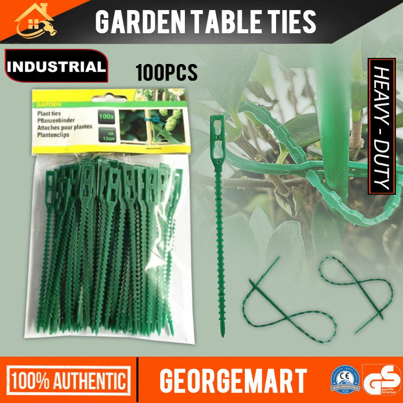 Reusable Garden Cable Ties Plant Support Shrubs Fastener Tree Locking ...
