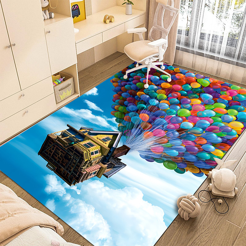 Disney Up Movie Floor Mat Anti-Slip Kitchen Bedroom Handmade Tufted Rug ...