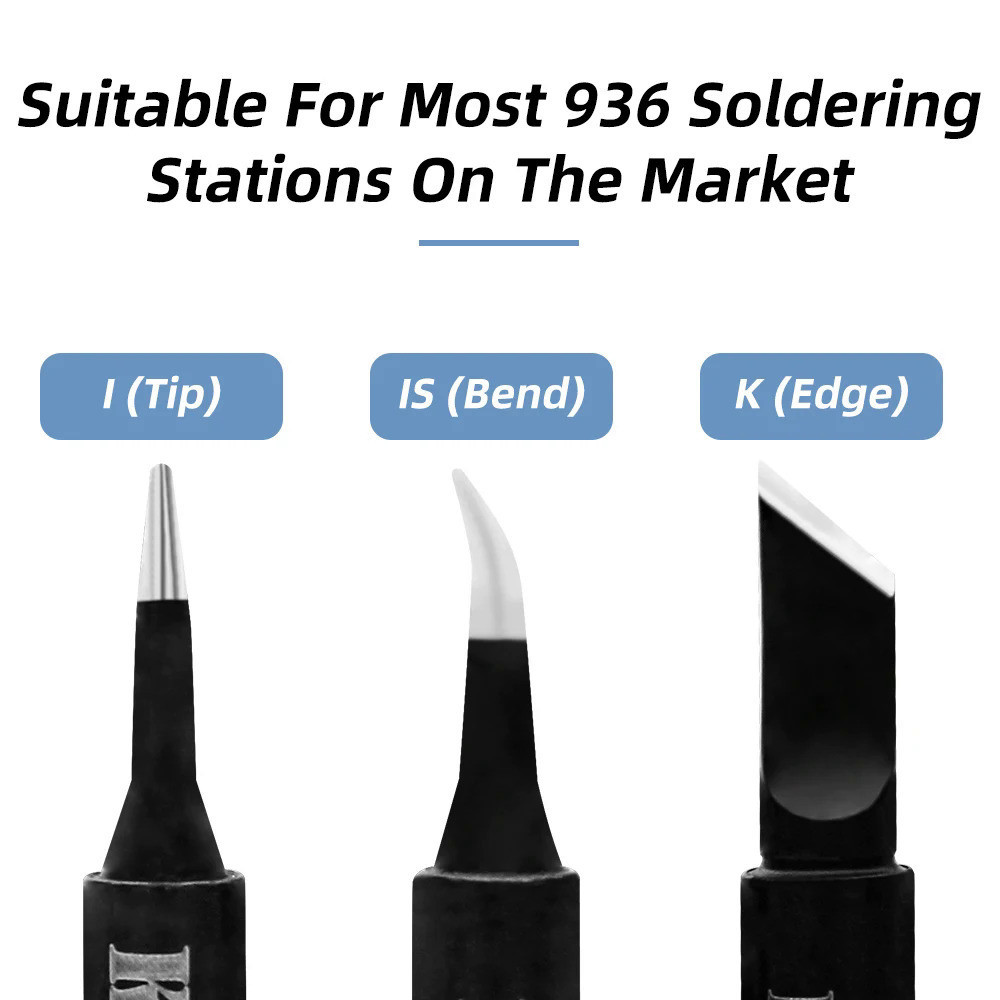 Soldering Solder Iron Tip Pure Copper 900M Lead-free Solder Tips ...