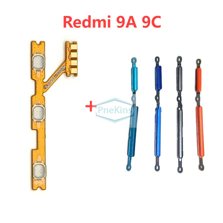 Power on off switch volume button flex for Xiaomi Redmi 9A 9C Power ...