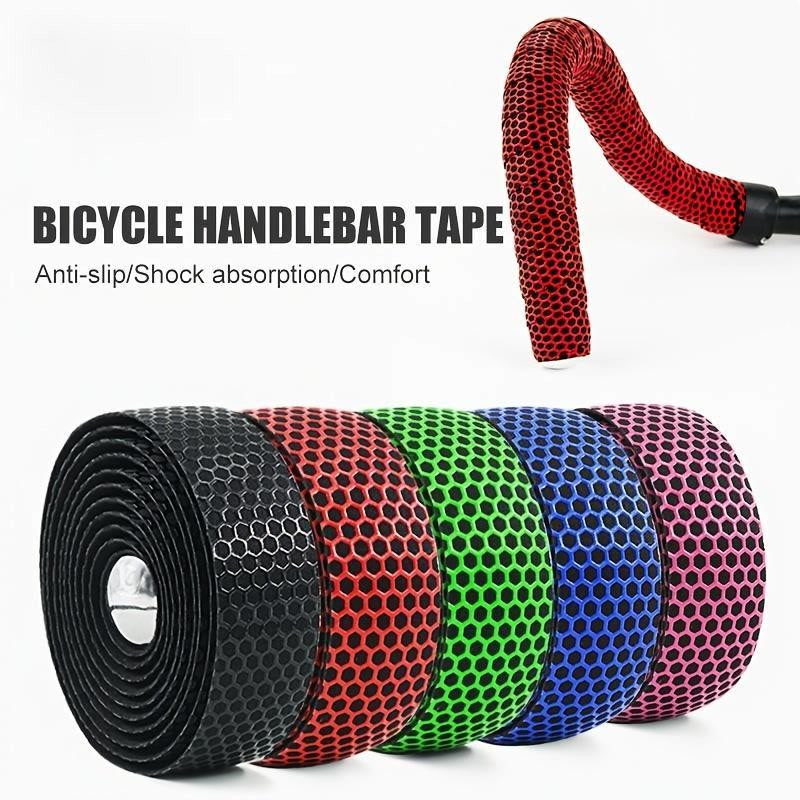1 Pair Handle Bar Tape Road Bike Drop Bar Tape for Fixie with Plugs ...