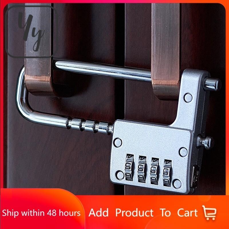 Waterproof password lock UShaped Lock Extra Long Padlock 4digit ...