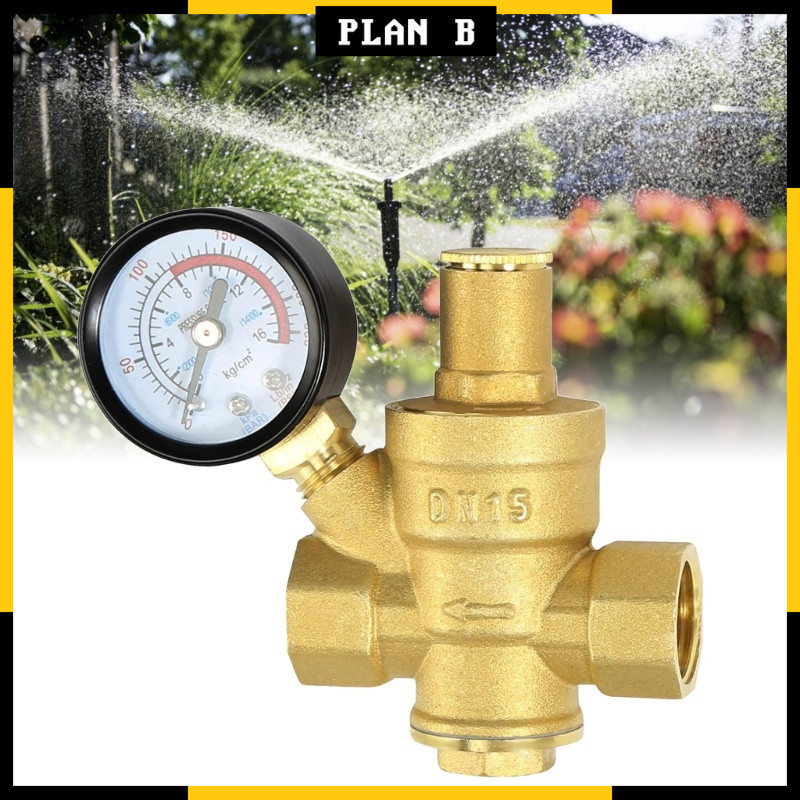 DN15 DN20 Brass Adjustable Water Pressure Regulator Water Pressure ...