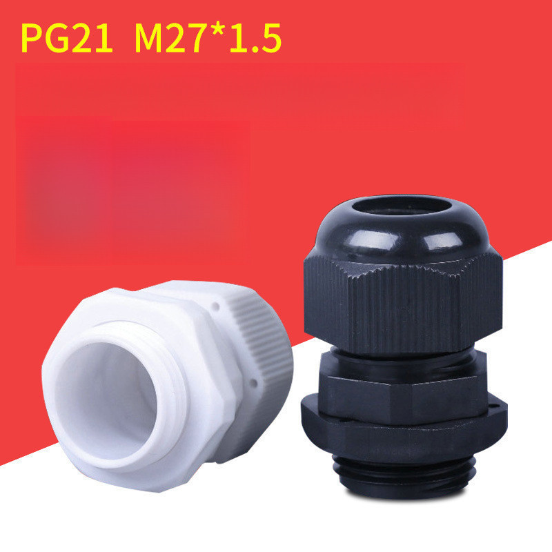 100 PG21 Waterproof Joints Plastic Fixed Joints Lock Head Cable Joints ...