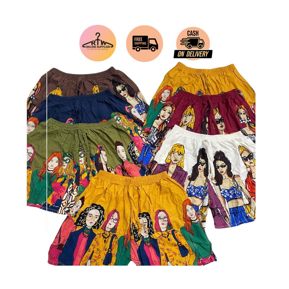 RTW JMF Challis BKK Shorts Plus Size For Women Shorts Girls Casual ...