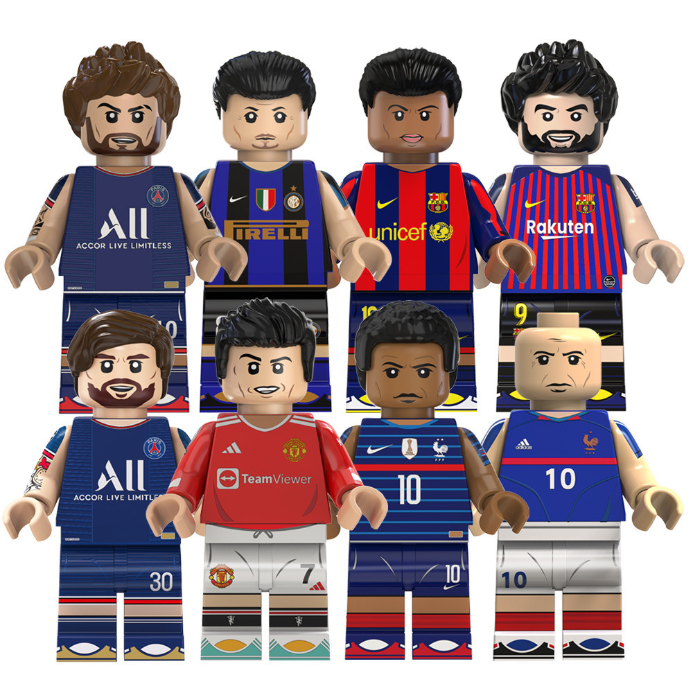 Football Star Zidane Ronaldinho Idrahimovic Messi Mbappe Neymar ...