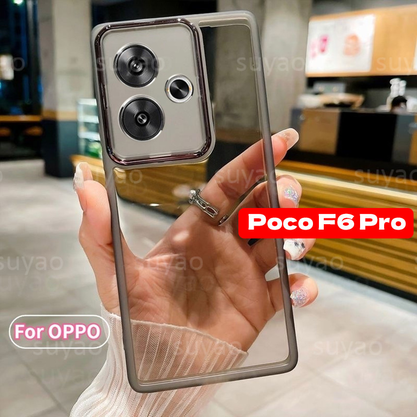 For Xiaomi Poco F6 Pro F6Pro 5G 2024 Phone Case Casing Thin Clear Soft ...
