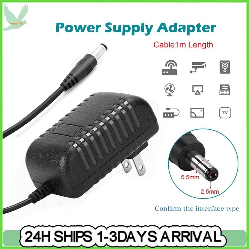 Power Supply 12V AC DC Adaptor 100-240V For CCTV Security/TV Plus/WIFI ...