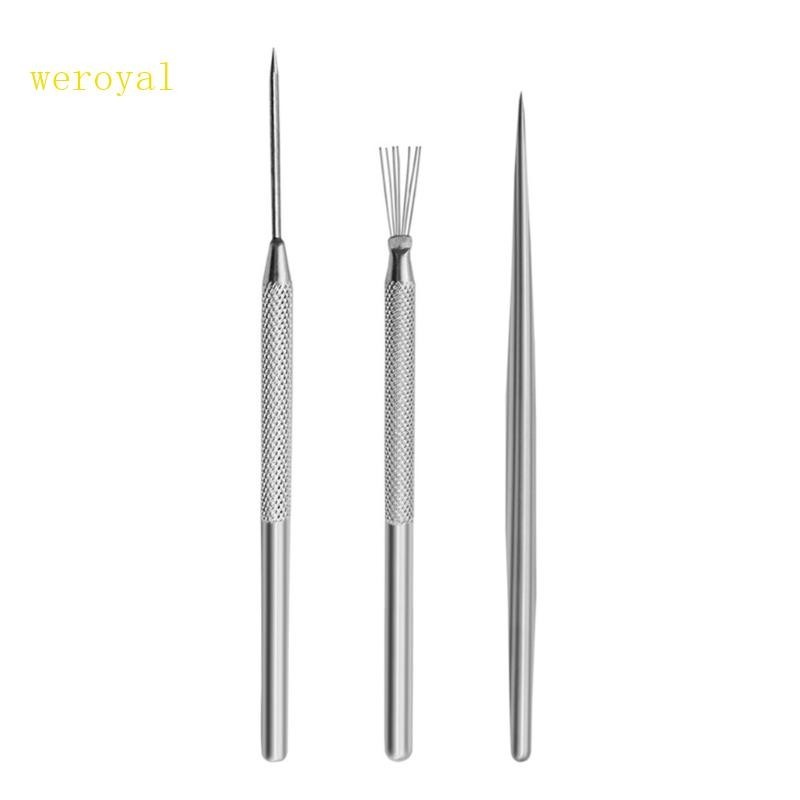 weroyal 7Pin Feather Wire Texture Ceramic Tool DIY Potterys Brush ...