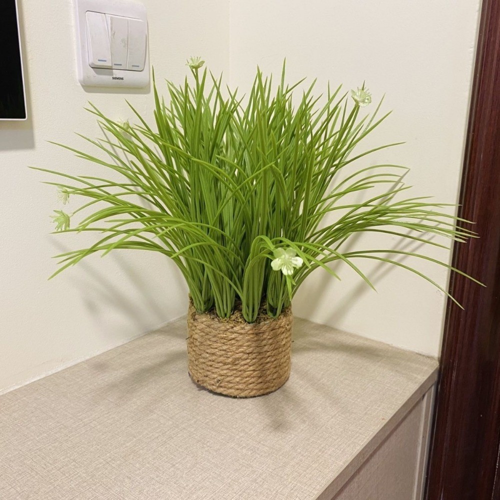 Artificial Wheat Grass Fake Outdoor Plants - Artificial Greenery UV ...